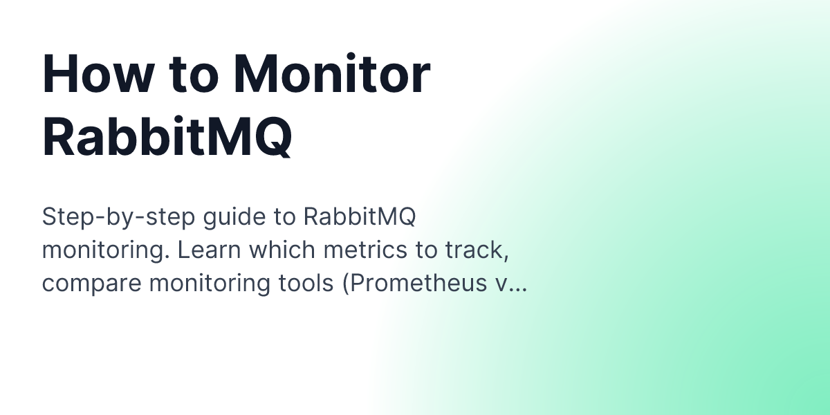 How to Monitor RabbitMQ | Uptrace