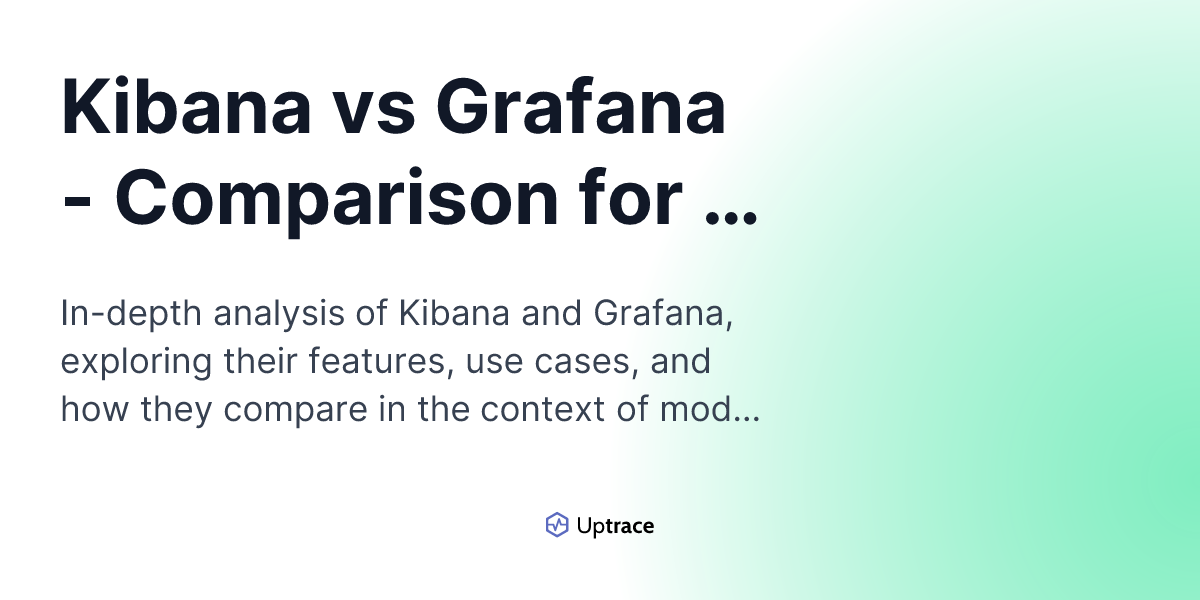 Kibana vs Grafana - Comparison for Advanced Monitoring and ...